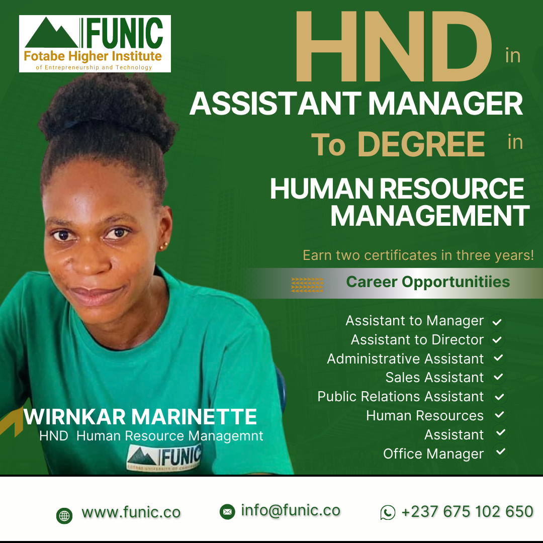 FUNIC - HND in Assistant Manager